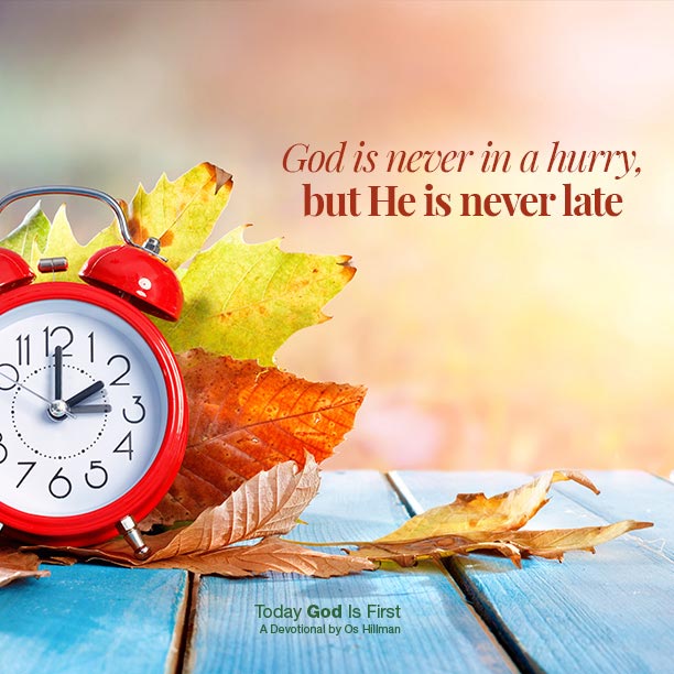 Waiting on God - Today God Is First