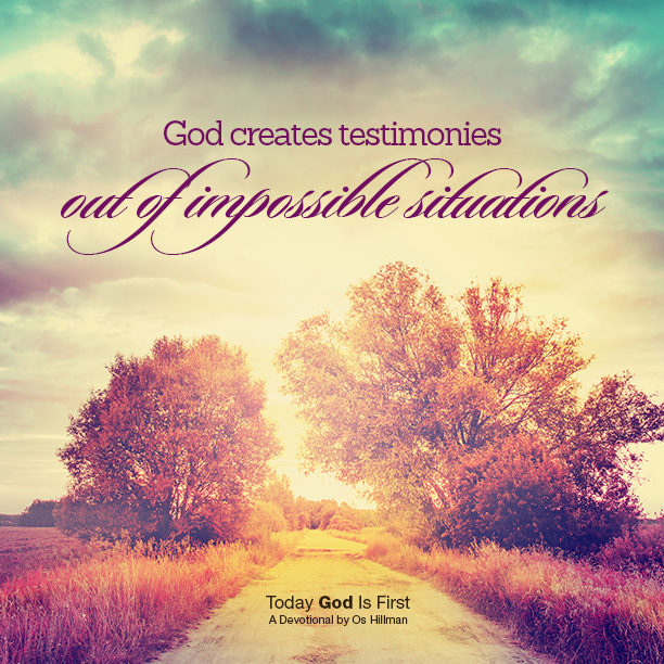 The Finger of God - Today God Is First